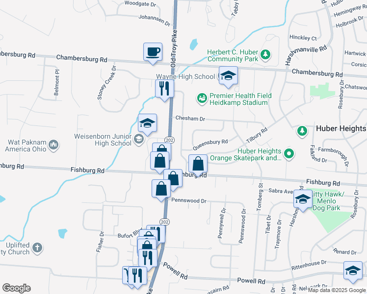 4869 Queensbury Road, Huber Heights OH - Walk Score