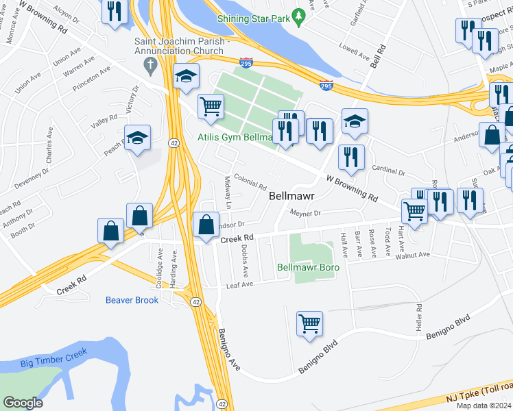 392 Flanders Road, Bellmawr NJ - Walk Score