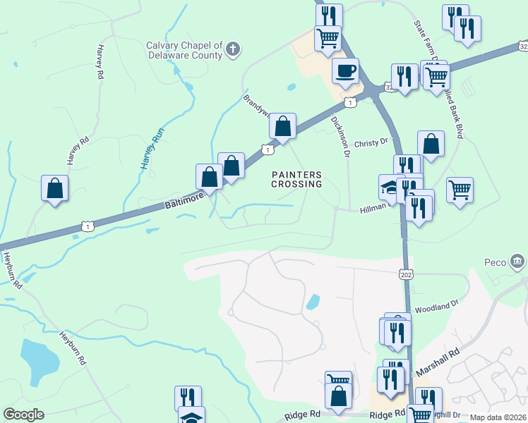 811 Painters Crossing, Chadds Ford PA - Walk Score