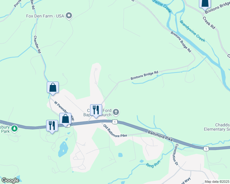 1499 Brintons Bridge Road, Chadds Ford PA - Walk Score