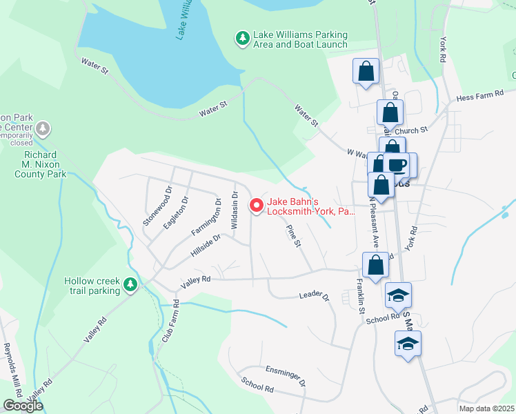 25 Woodland Dr, Jacobus PA - Walk Score