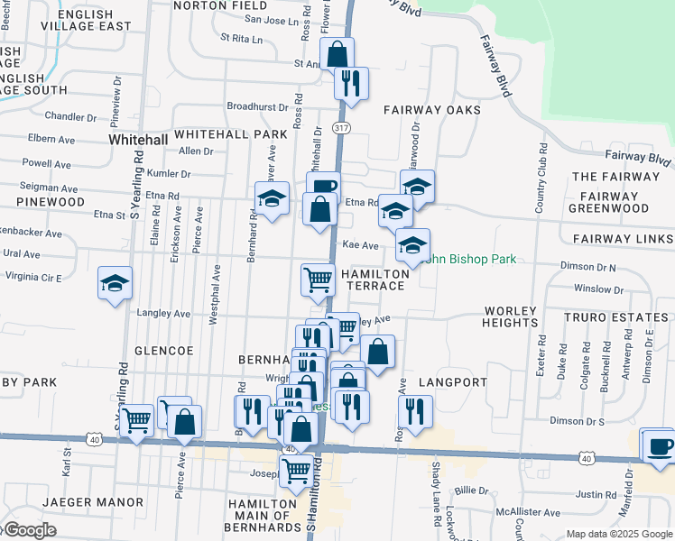 694 South Hamilton Road, Whitehall OH - Walk Score