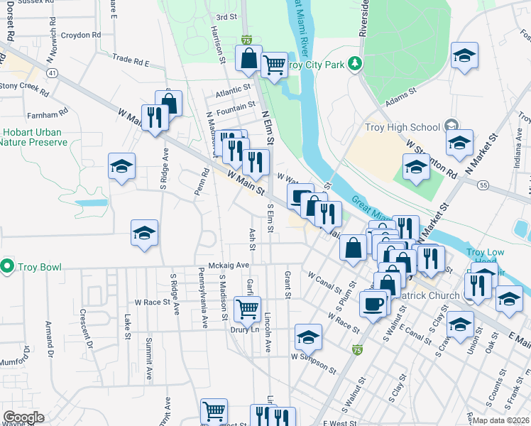 800 West Main Street, Troy OH - Walk Score