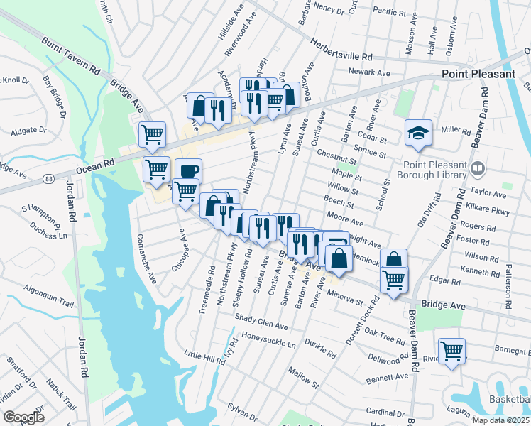 1208 Sleepy Hollow Road, Point Pleasant NJ - Walk Score