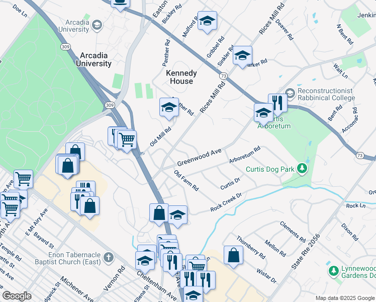 413 Carlton Avenue, Wyncote PA - Walk Score