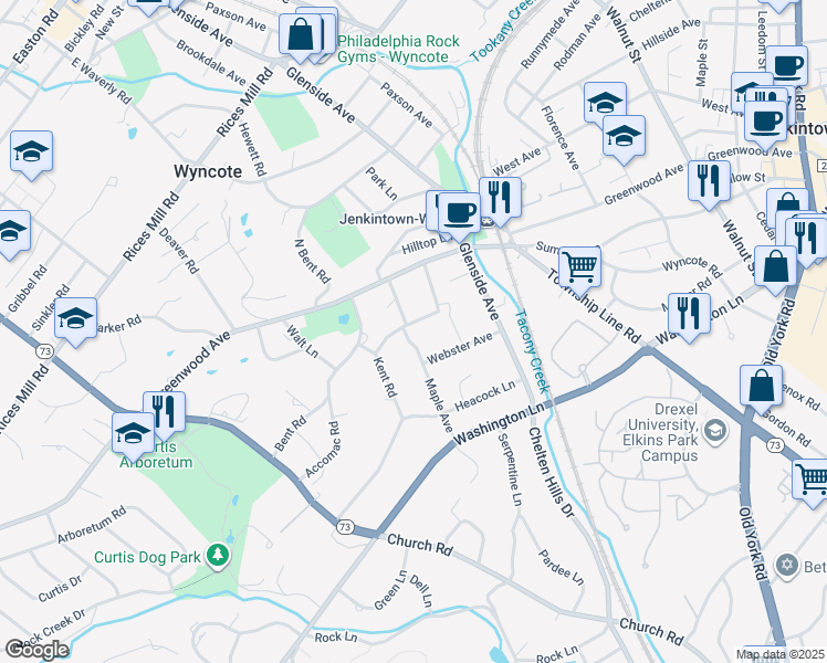 174 Fernbrook Avenue, Wyncote PA - Walk Score