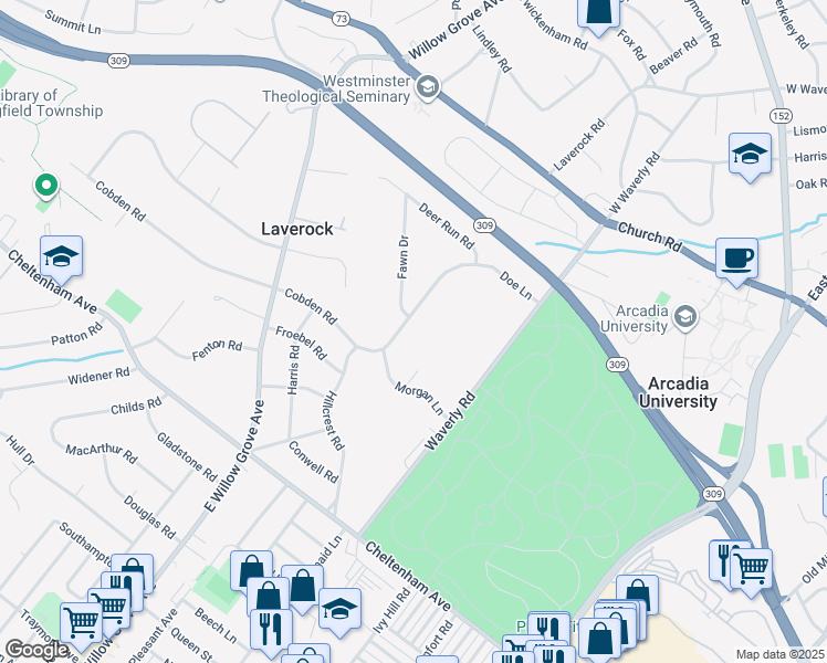 1842 Cobden Road, Glenside PA - Walk Score