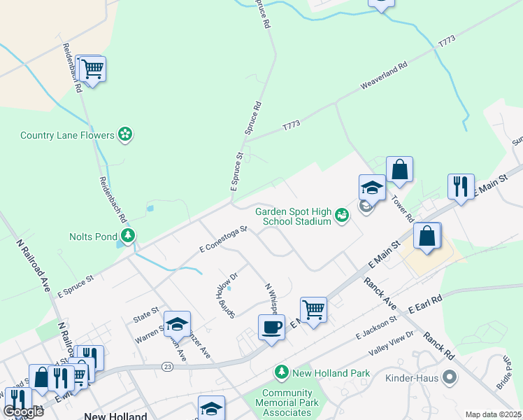 216 Willow Ridge, New Holland PA - Walk Score