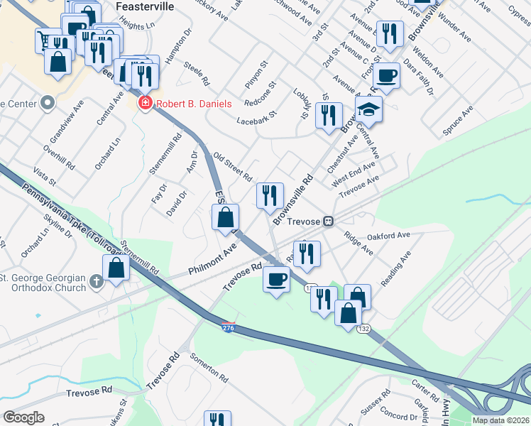 605 Old Street Road, Feasterville-Trevose PA - Walk Score