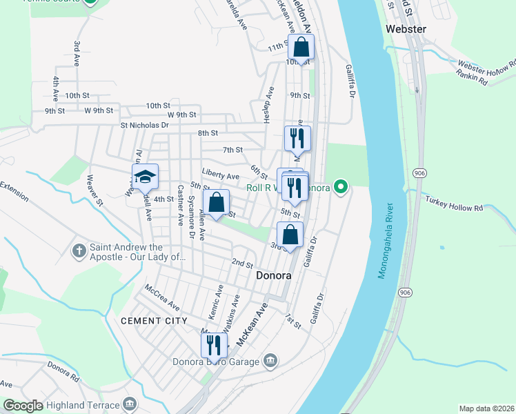 339 5th Street, Donora PA - Walk Score