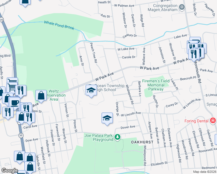 12 Alvord Street, Oakhurst NJ - Walk Score