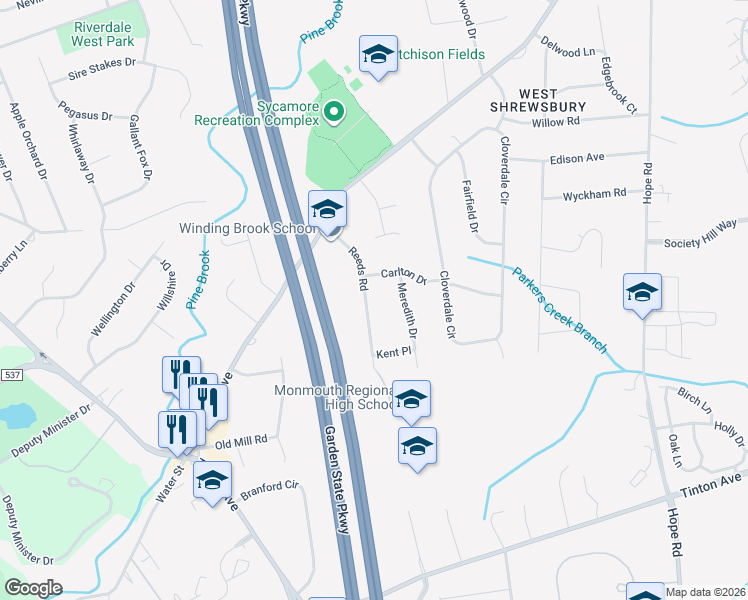 47 Reeds Road, Tinton Falls NJ - Walk Score