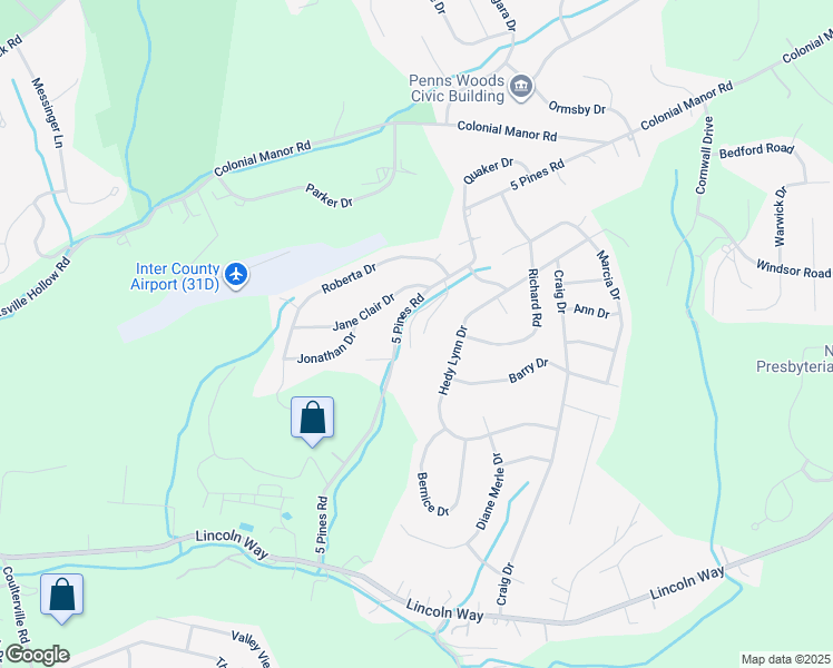 1257 5 Pines Road, North Huntingdon PA - Walk Score