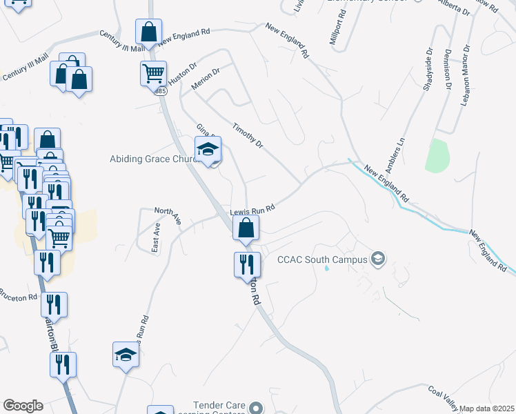 308 Lewis Run Road, West Mifflin PA - Walk Score