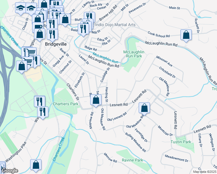 1081 Harding Street, Bridgeville PA - Walk Score