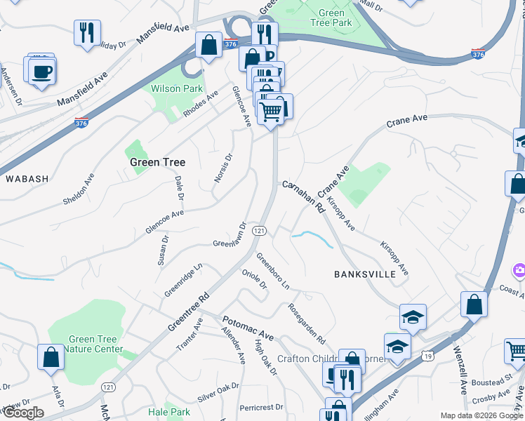 1060 Greentree Road, Green Tree PA - Walk Score