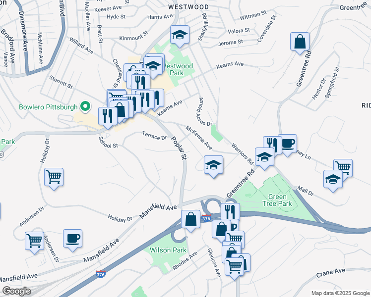 107 Poplar Street, Crafton PA - Walk Score