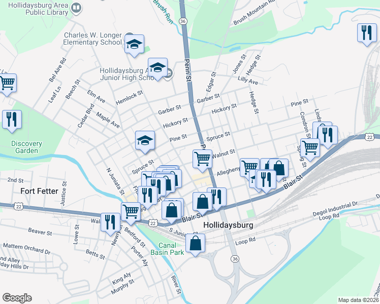 517 Walnut Street, Hollidaysburg PA - Walk Score