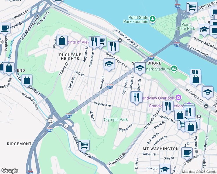 Fort Pitt Tunnel, Pittsburgh PA - Walk Score