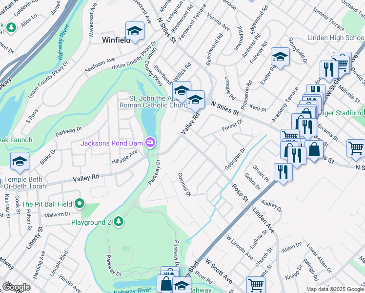 1 Skylark Place, Clark NJ - Walk Score