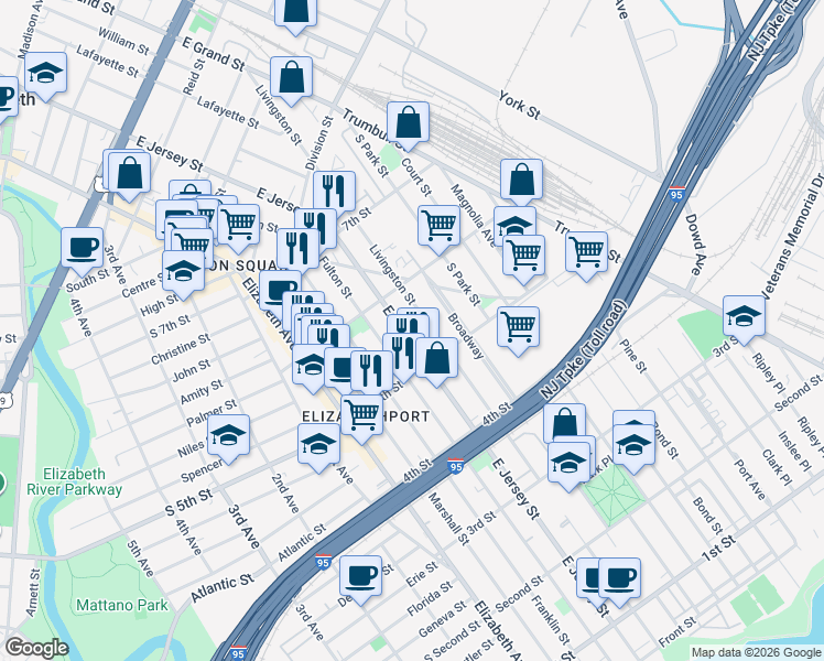 529 East Jersey Street, Elizabeth NJ - Walk Score