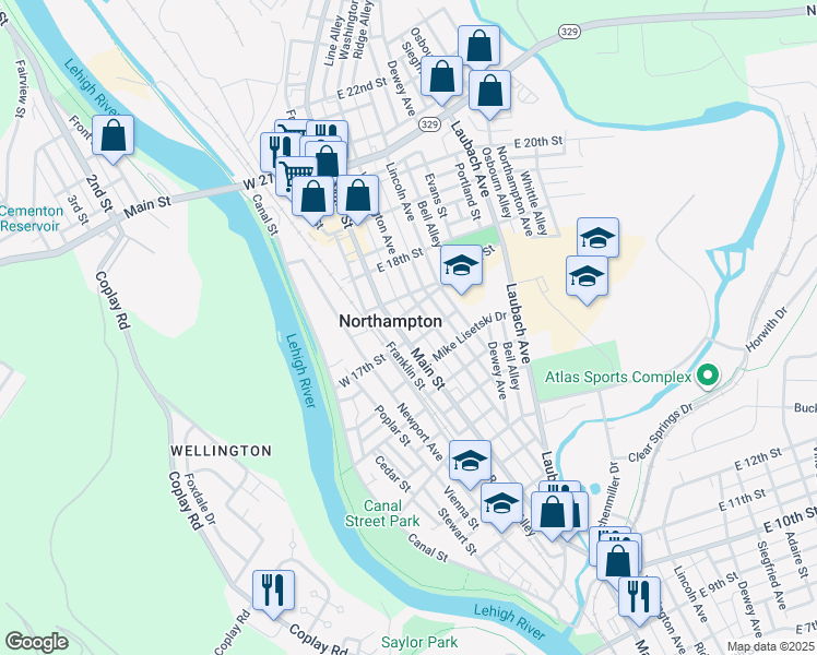 1655 Main Street, Northampton PA - Walk Score