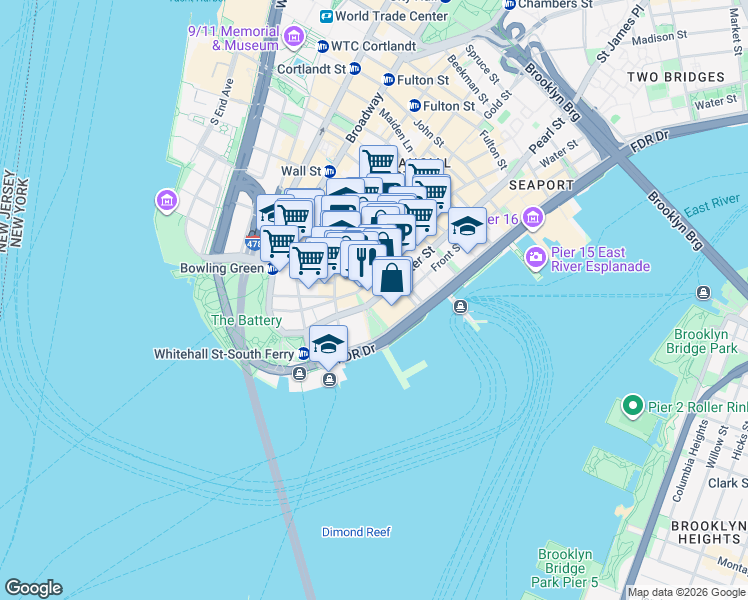 55 Water Street, New York NY - Walk Score