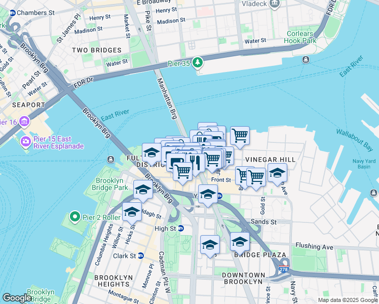 Manhattan Bridge Pedestrian Path, New York NY - Walk Score