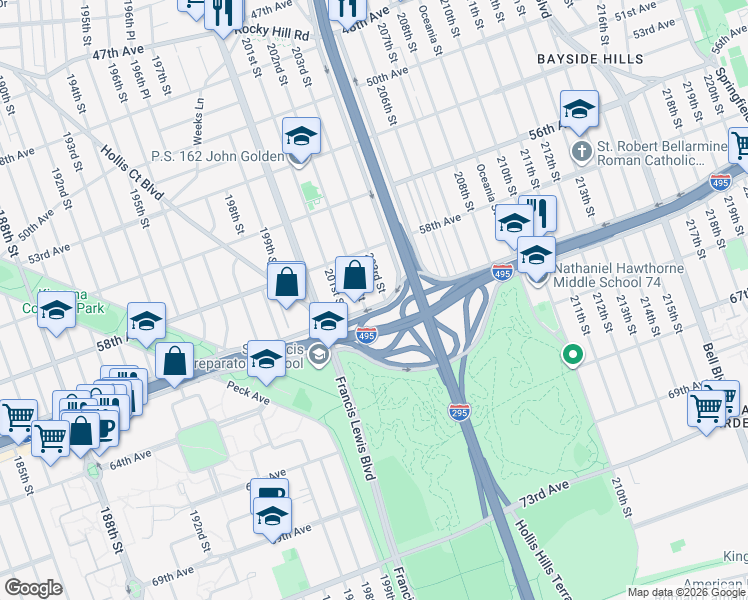 202-01 Horace Harding Expressway, New York NY - Walk Score
