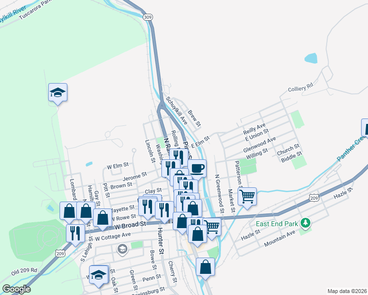 400 Pine Street, Tamaqua PA - Walk Score