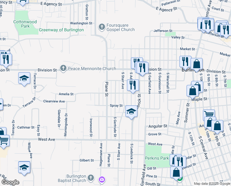 South Gertrude Street, Burlington IA - Walk Score
