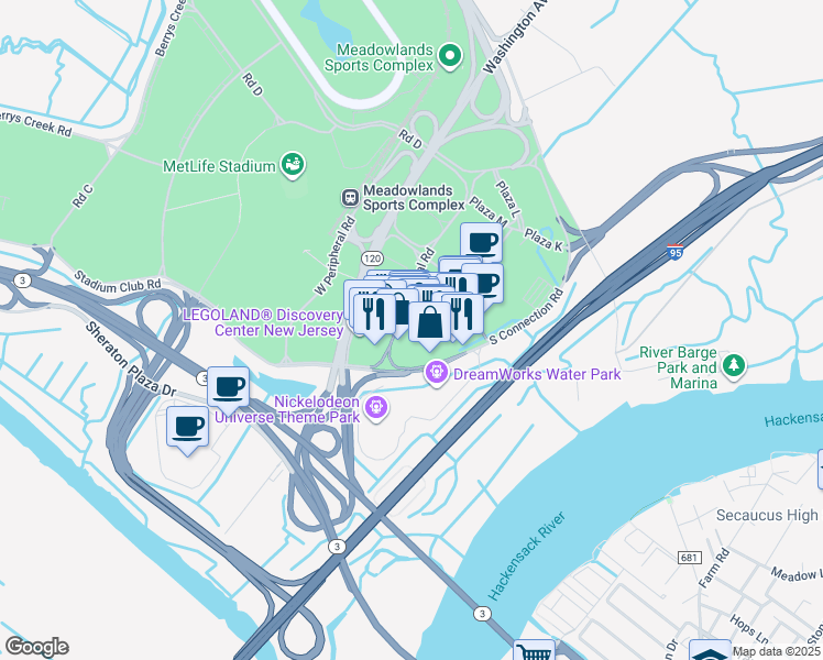 1 American Dream Way, East Rutherford NJ - Walk Score