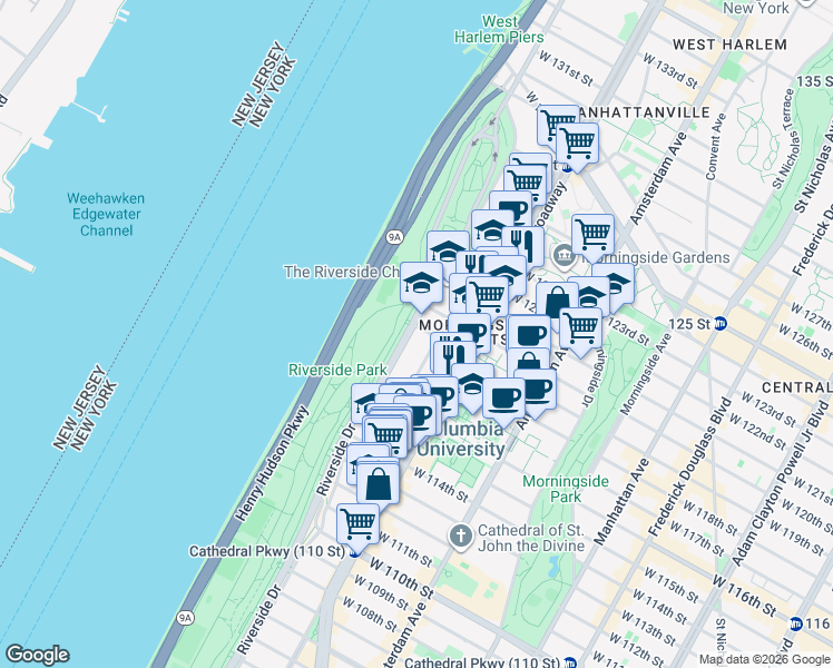 468 Riverside Drive, New York NY - Walk Score