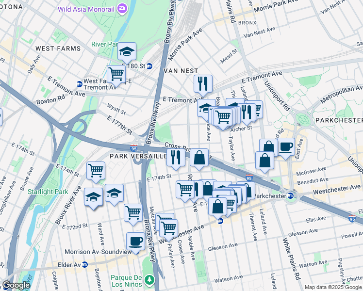 1719 Cross Bronx Expressway, New York NY - Walk Score