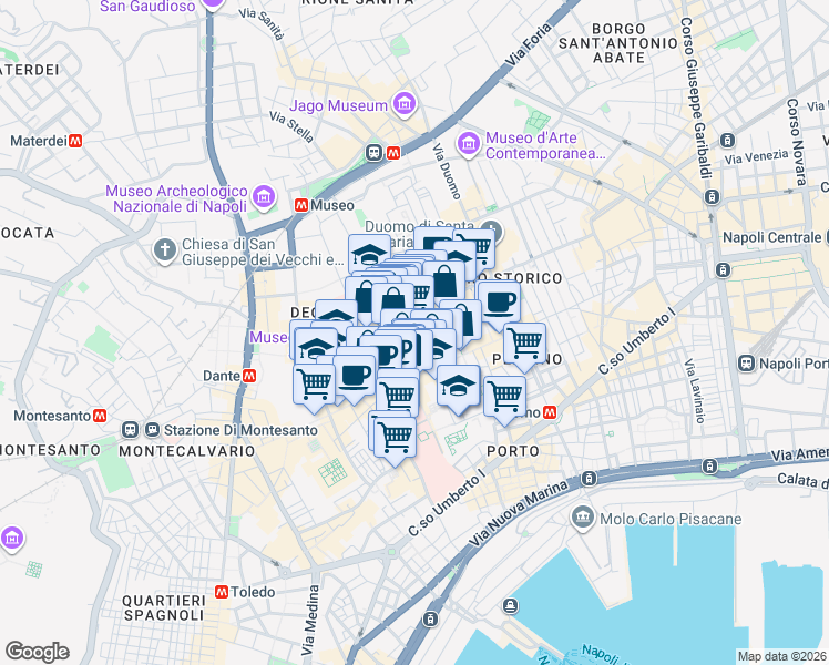 23 Vico San Nicola a Nilo, Naples Campania - Walk Score