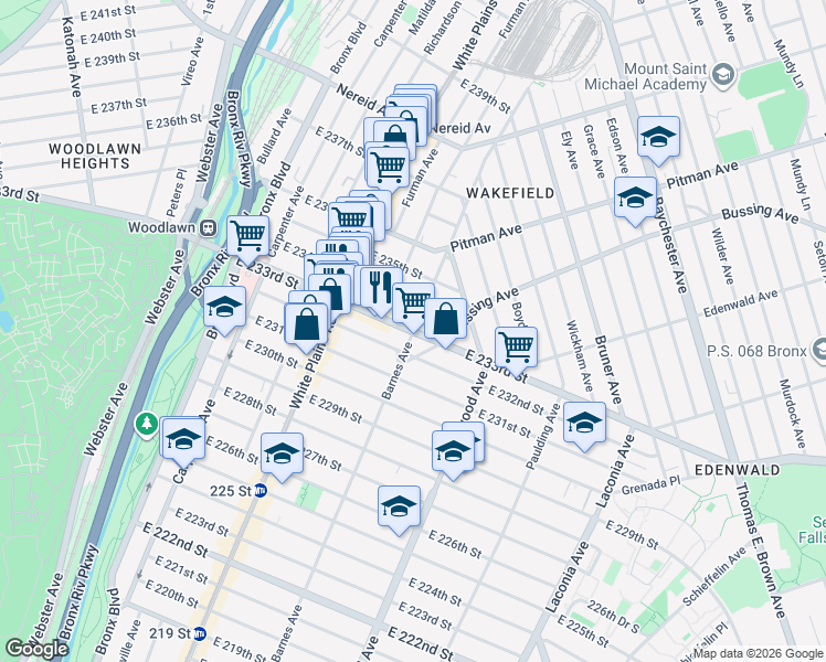 East 233rd Street & Barnes Avenue, New York NY - Walk Score