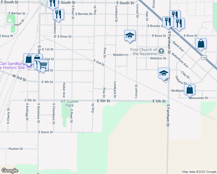 1045 Chamberlain Street, Galesburg IL - Walk Score