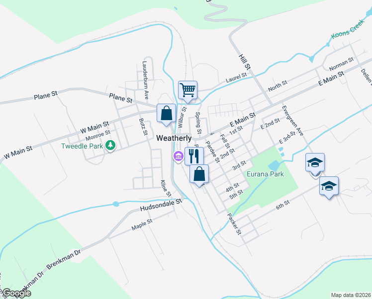 40 Carbon Street, Weatherly PA - Walk Score