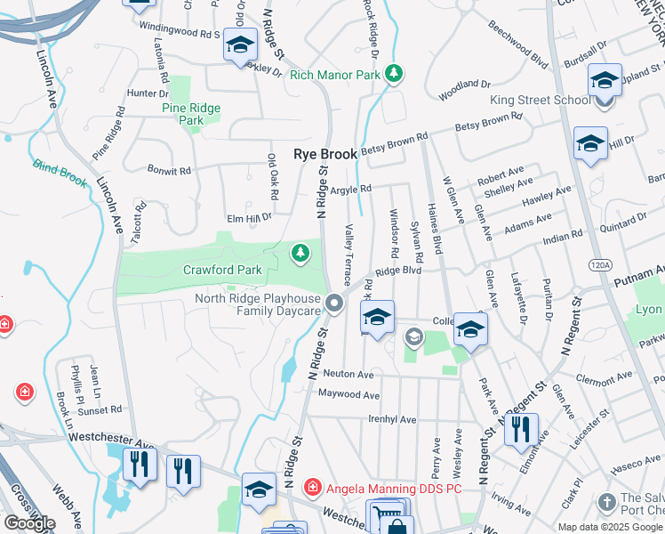 125 North Ridge Street, Rye Brook NY - Walk Score