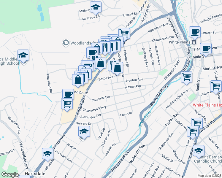 122 Wayne Avenue, White Plains NY - Walk Score