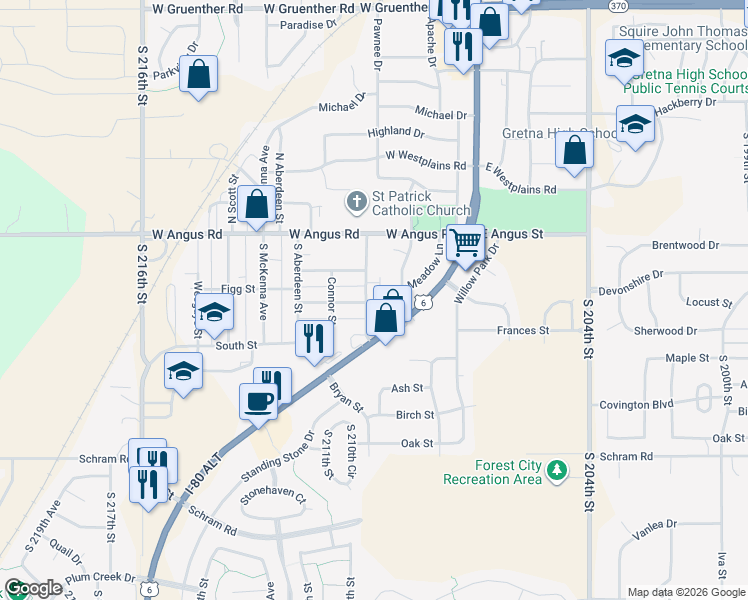 220 Bryan Street, Gretna NE - Walk Score