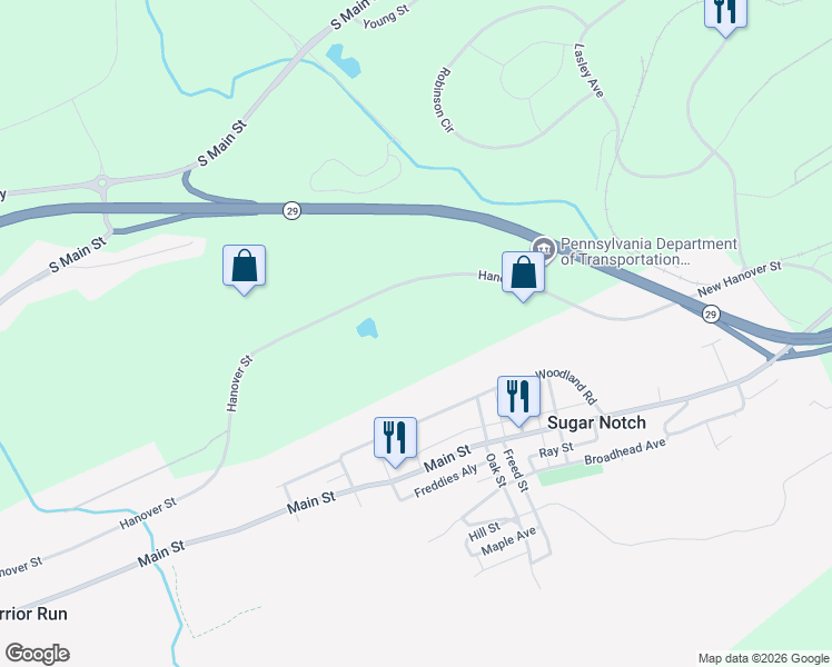 1070 Hanover Street, Sugar Notch PA - Walk Score