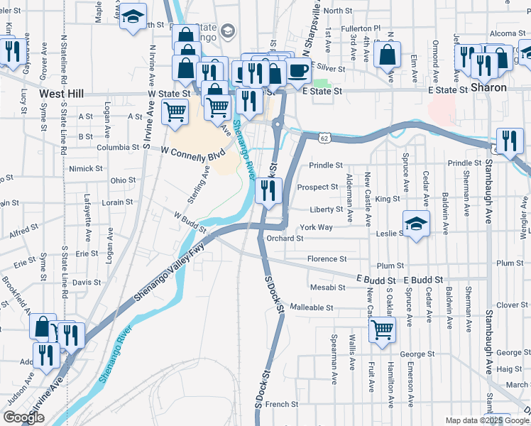 451 South Dock Street, Sharon PA - Walk Score