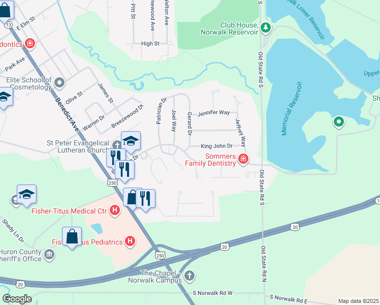 45 Executive Drive, Norwalk OH - Walk Score