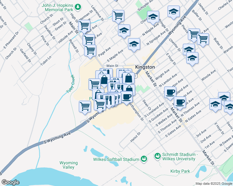 3 Narrows Shopping Center, Edwardsville PA - Walk Score