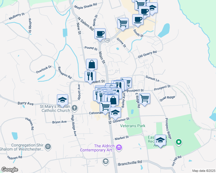 Connecticut 33, Ridgefield CT - Walk Score