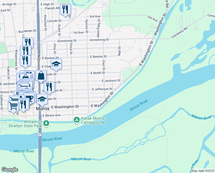 912 East Jefferson Street, Morris IL - Walk Score