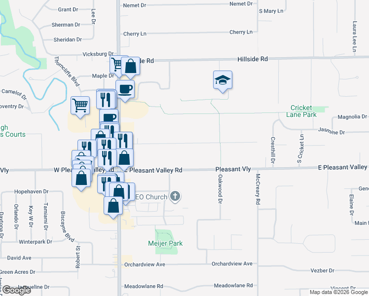 534 Ridgeview Drive, Seven Hills OH - Walk Score