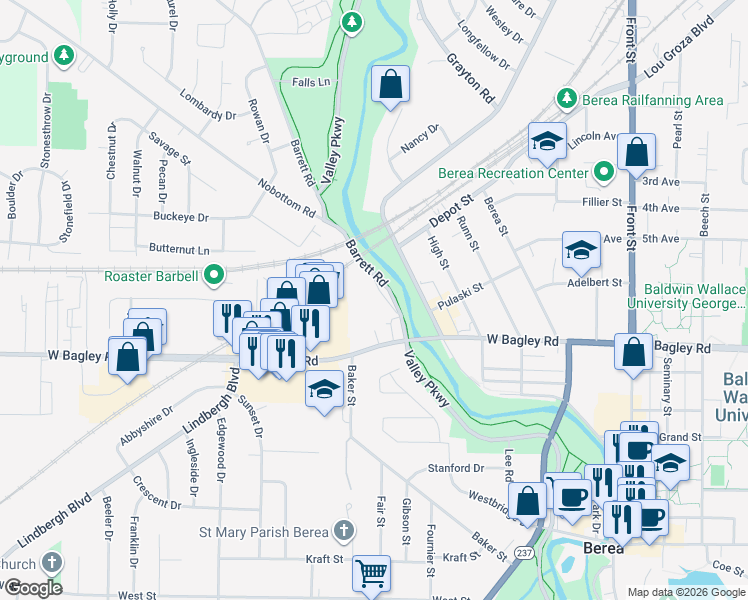 55 Barrett Road, Berea OH - Walk Score