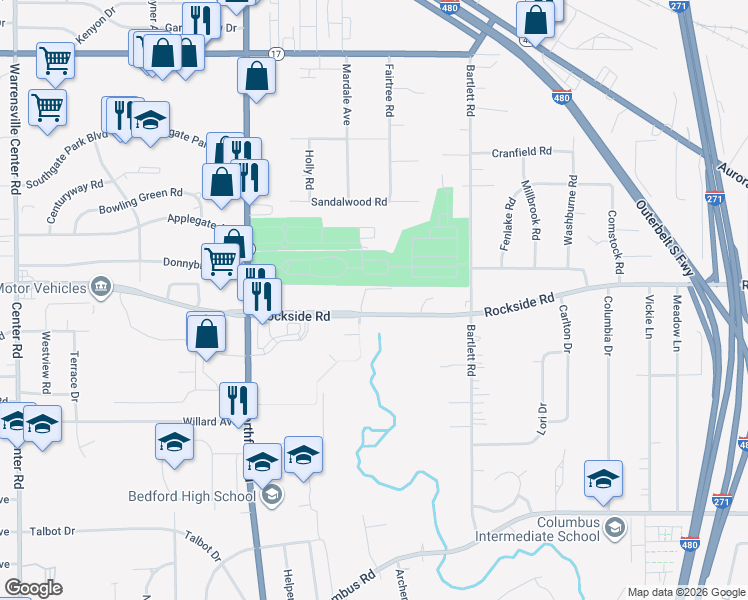 22800 Rockside Road, Bedford OH - Walk Score